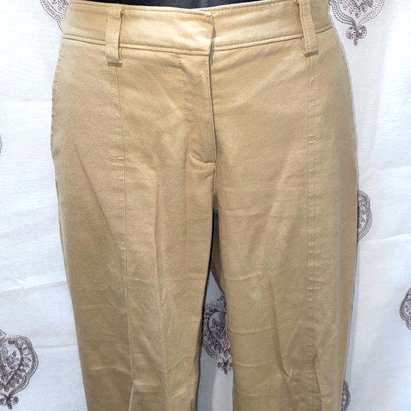 Theory | Pants & Jumpsuits | Theory Tan Zipankle Cottonlycra Pants ...